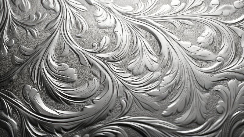 Intricate silver sheet stock illustration. Illustration of sheet ...