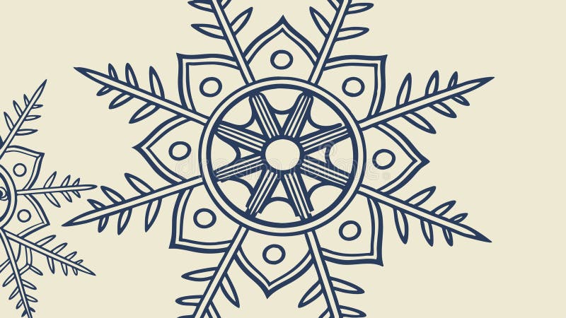 Intricate Snowflake Design, Winter and Uniqueness, Vector Design ...