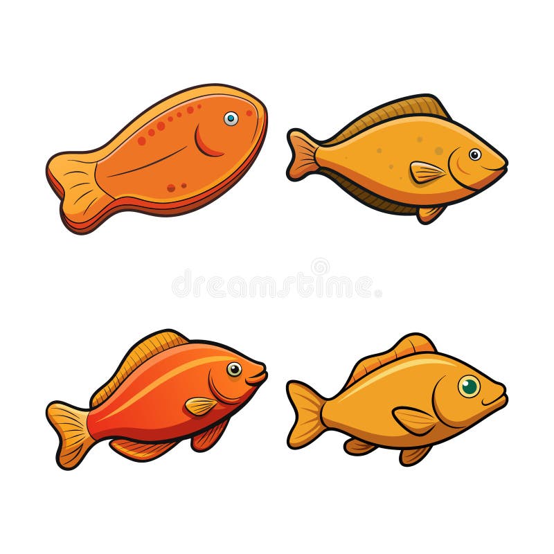 Intricate Sole Fish Illustration with Realistic Features Stock Vector ...