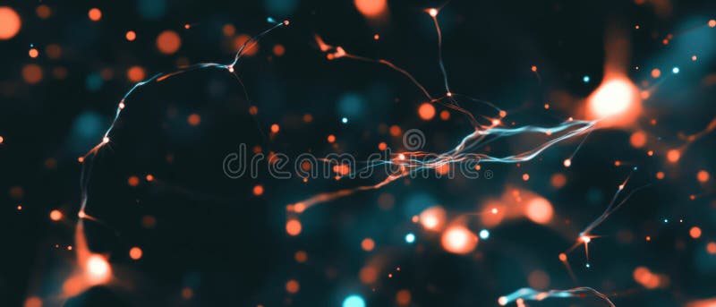 Intricate Spark Particles Create a Celestial Texture with Space for ...