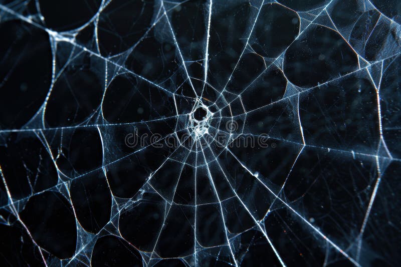 Intricate Spider Web Pattern Stock Illustration - Illustration of ...