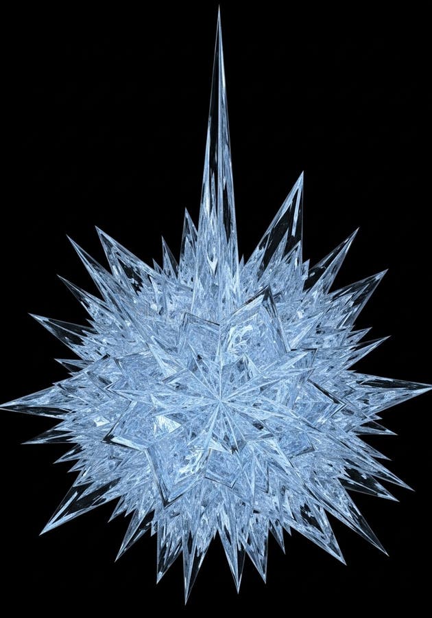 Spiky Crystal Like Structure Stock Illustrations – 79 Spiky Crystal ...