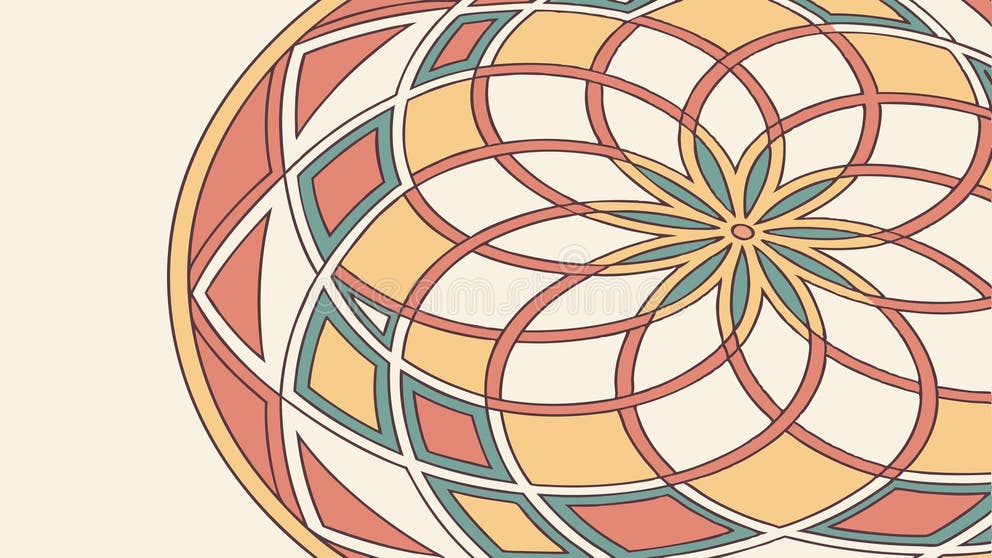 Intricate Spiral Geometric Pattern, Mesmerizing Circular Design, Vector Design Generative AI ...