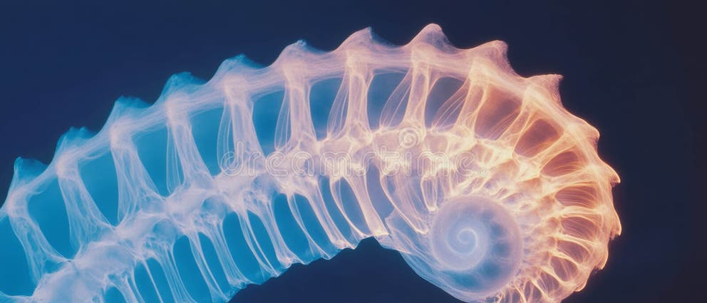 Intricate Spiral Structure of a Seashell Revealed through X-ray ...