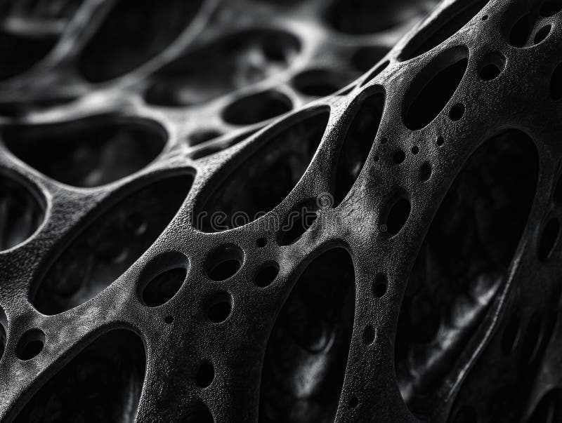 Intricate Spongiform Cellular Structure Stock Illustration ...