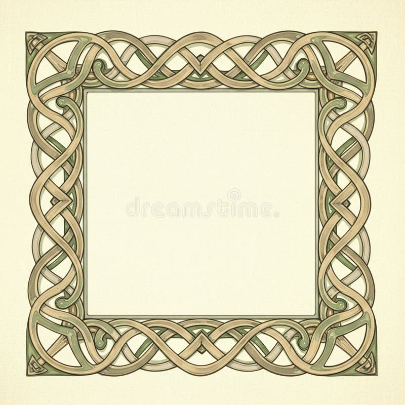 Celtic Knot Border Square