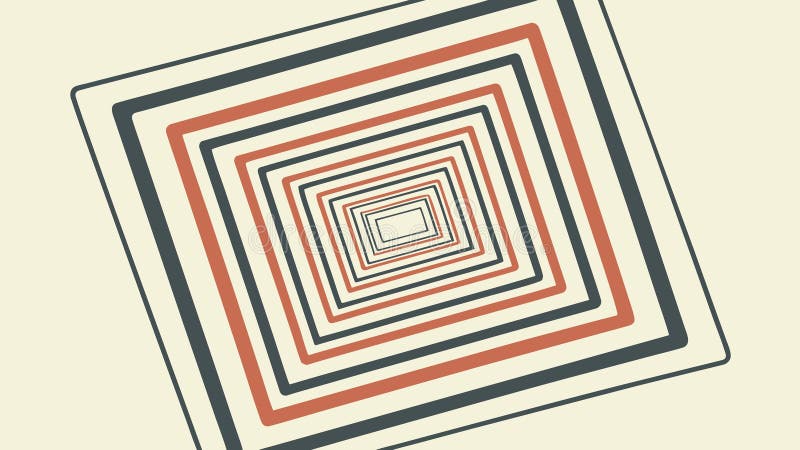 Intricate Square Vortex Pattern Vector for Op Art & Visual Effects, Vector Design Generative AI ...