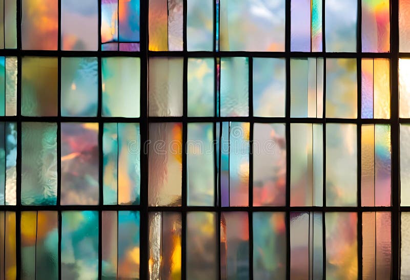 Intricate Stained Glass with Complex Patterns and Colors.AI Generated ...