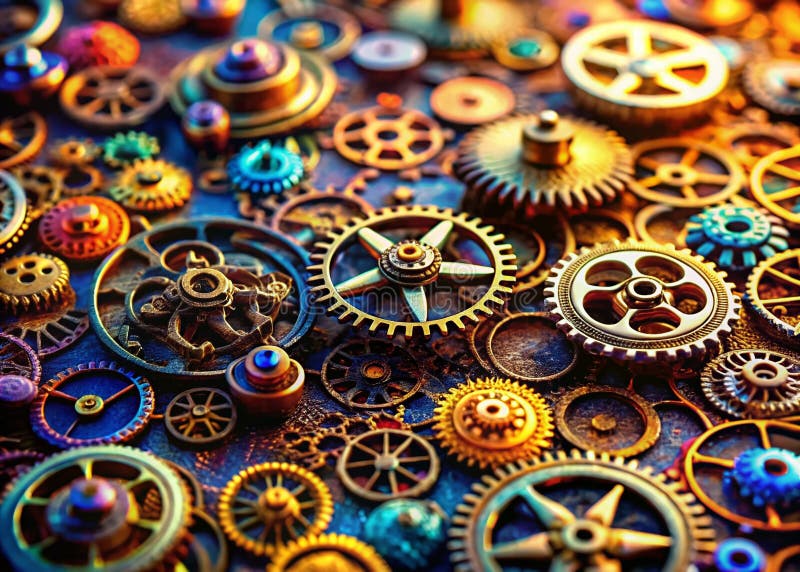 Miniature Mechanisms Stock Illustrations – 202 Miniature Mechanisms ...