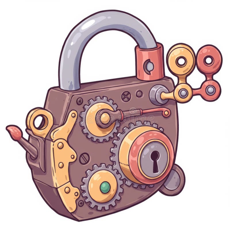 Steampunk Lock Stock Illustrations – 435 Steampunk Lock Stock ...