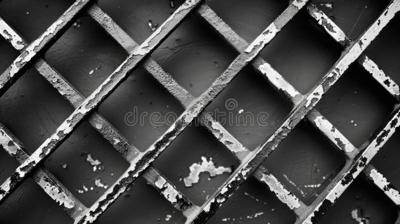 Intricate Steel and Metal Grating Design, a Fusion of Strength and ...