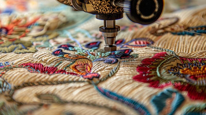 Ai Generated Embroidery Machines Stock Photos - Free & Royalty-Free ...