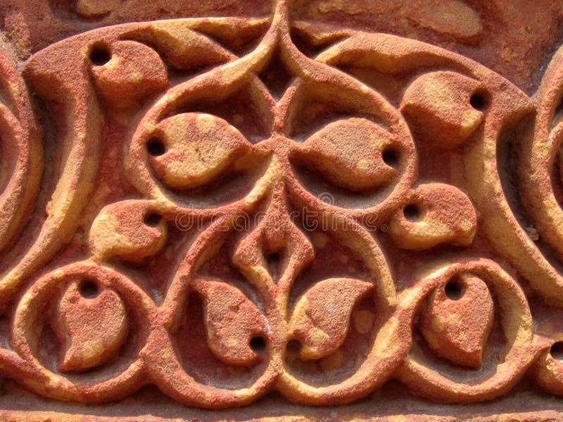 Intricate Stone Carving Detail Stock Image - Image of geometry, masonry ...