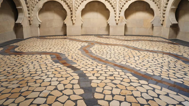 Intricate Stone Floor Pattern in Architectural Good Resolution Stock ...