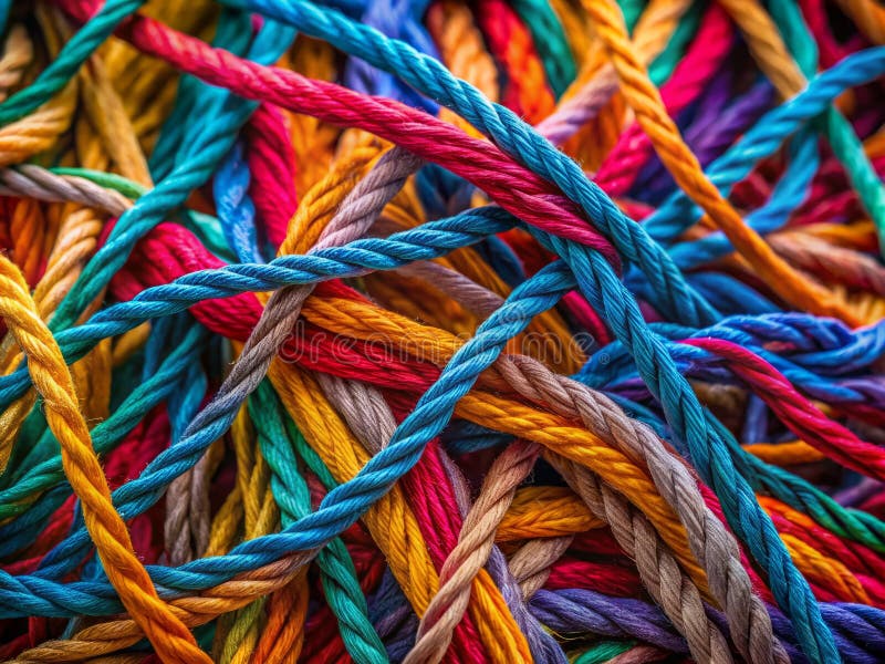 Intricate String Art a Kaleidoscopic Exploration of Texture Color and ...