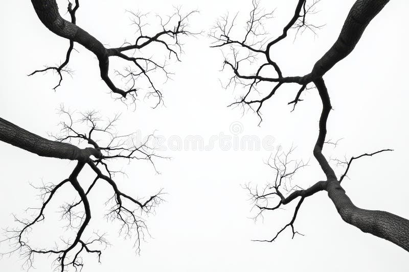 The Intricate Structure of Slender, Twisted Tree Branches Looks Like a ...