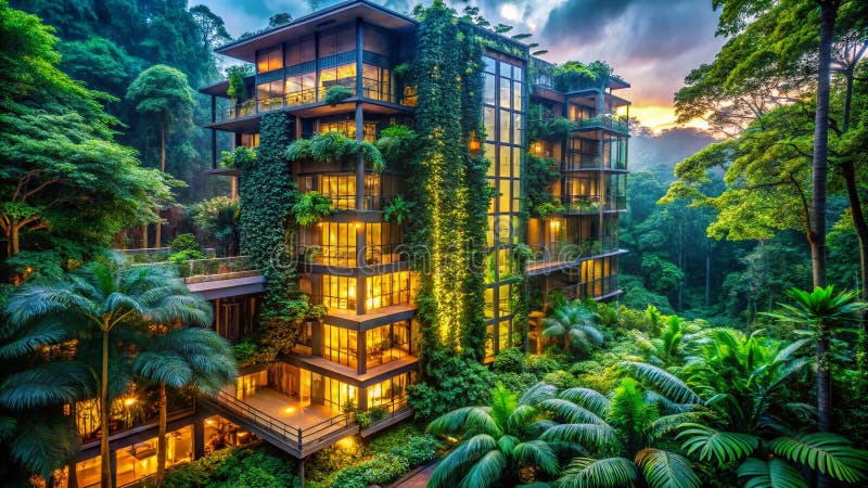 Intricate Structures Emerge from the Lush Jungle a Striking ...