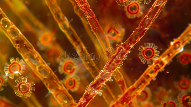 Intricate Structures of Virus Rods Captured Under Microscope a Detailed ...