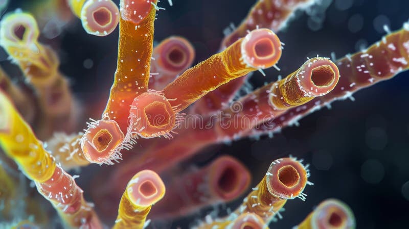 Intricate Structures of Virus Rods Captured Under Microscope a Detailed ...