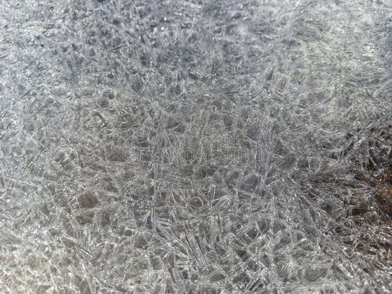 Ice Texture. Frozen River Surface. Ice Relief. Abstract Nature. Stock ...