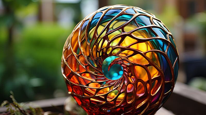 The Intricate, Swirling Texture of a Nautilus Shell, with Spirals of ...