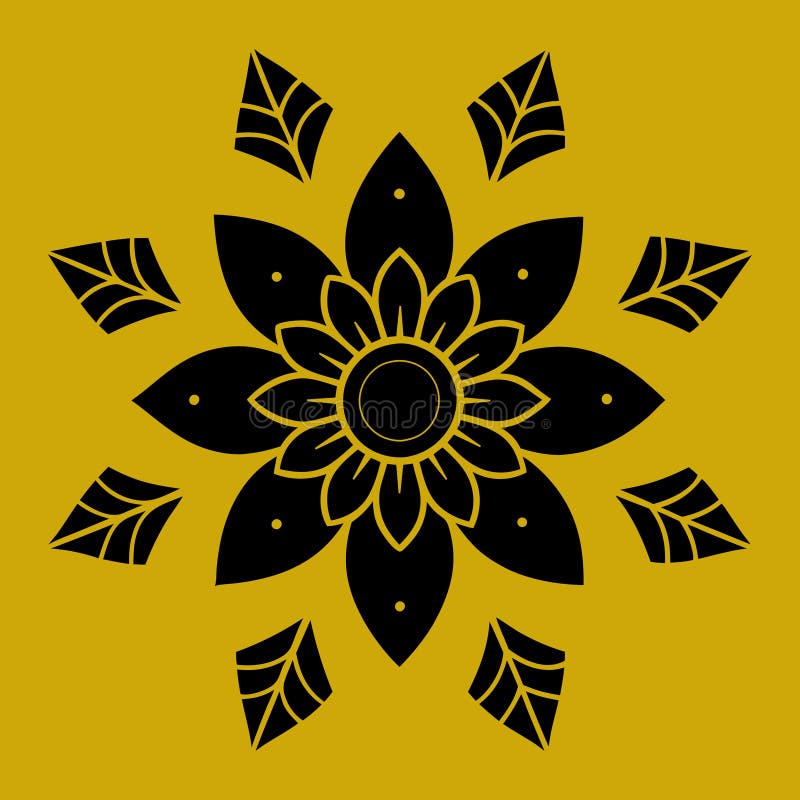 Elegant Mandala Vector Illustration Stock Vector - Illustration of ...