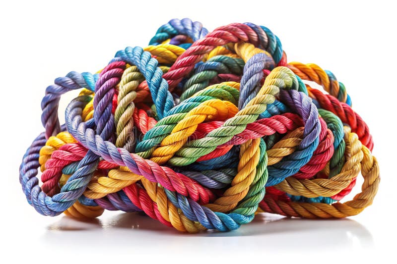 Intricate Tangled Rope Design with Transparent Background Perfect for ...