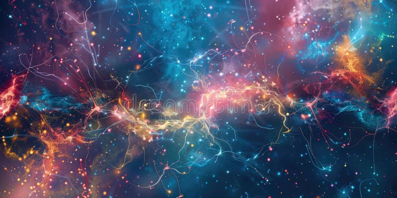 Intricate Tapestry of Merging Human and AI Minds AIG60 Stock Image ...