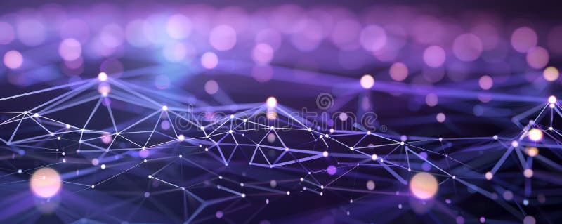 An Intricate Technology Illustration Showcasing a Square Grid, Lines ...