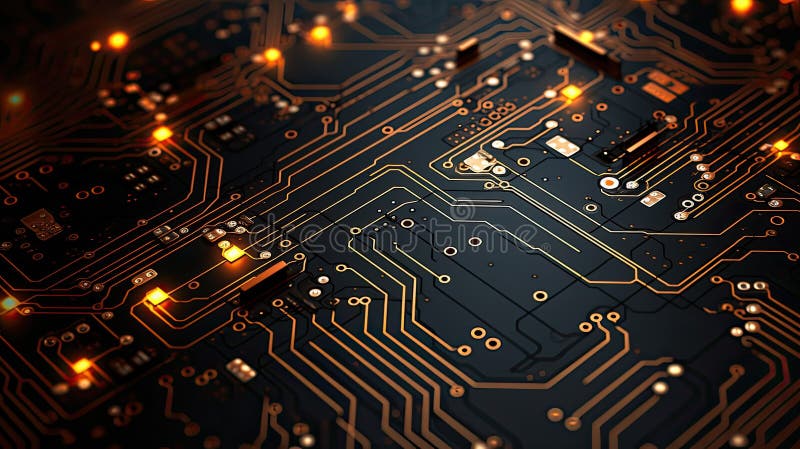 Intricate technology lines stock illustration. Illustration of ...