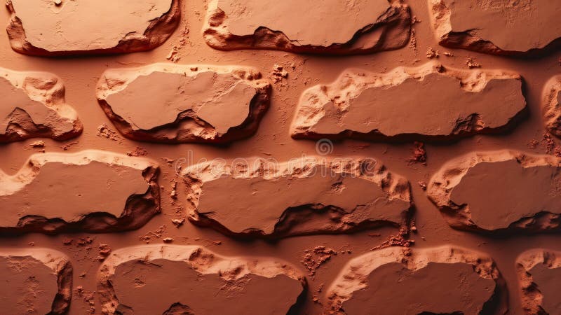 Intricate Terracotta Stone Wall Texture, Rustic High Quality Image ...