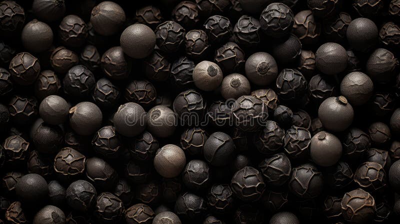 Intricate Texture Black Pepper Stock Photo - Image of surface, texture ...