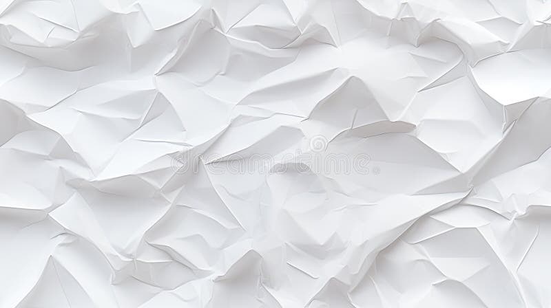 The Intricate Texture of Crumpled White Paper, Creating a Visually ...
