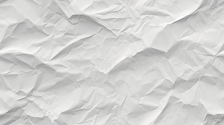 The Intricate Texture of Crumpled White Paper, Creating a Visually ...