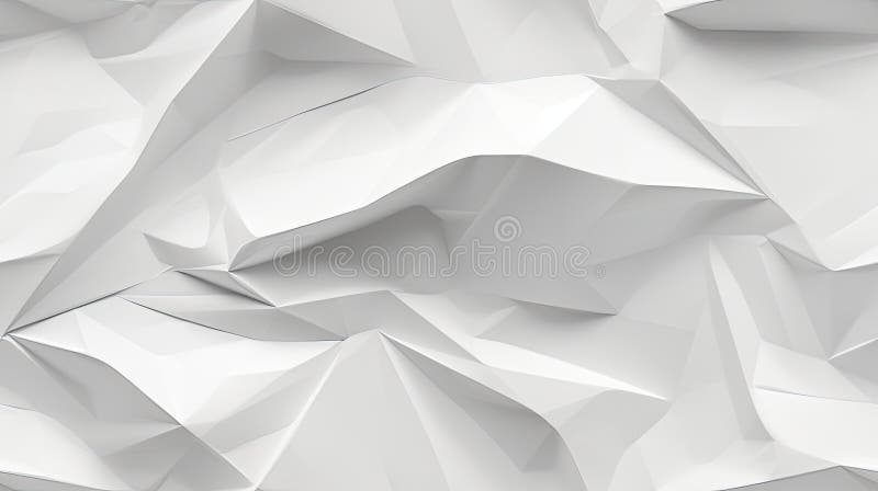 The Intricate Texture of Crumpled White Paper, Creating a Visually ...