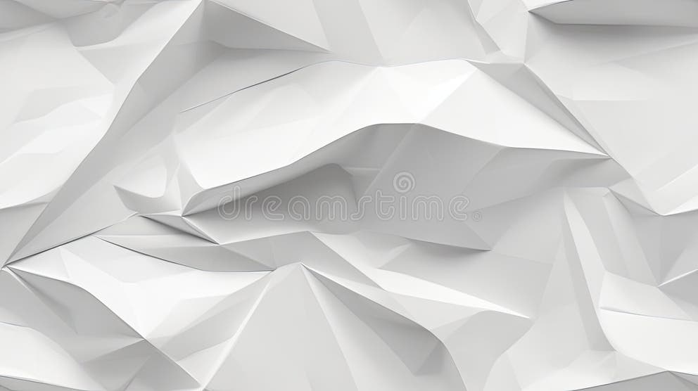 The Intricate Texture of Crumpled White Paper, Creating a Visually ...