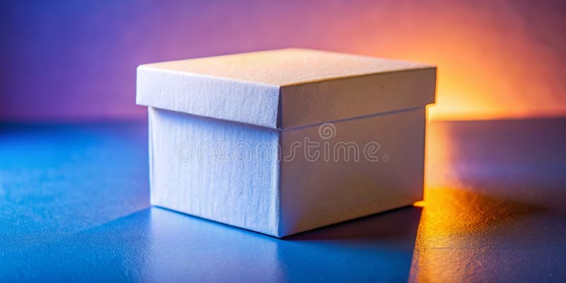 Intricate Texture of a Pristine White Cardboard Box a Macro CloseUp ...
