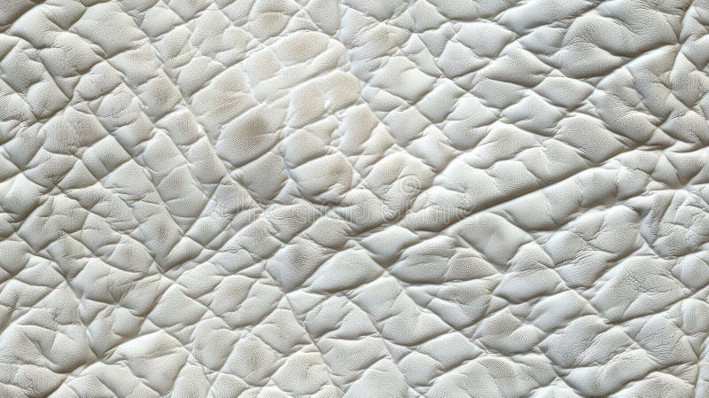 The Intricate Texture of White Leather in Natural Light, Emphasizing ...
