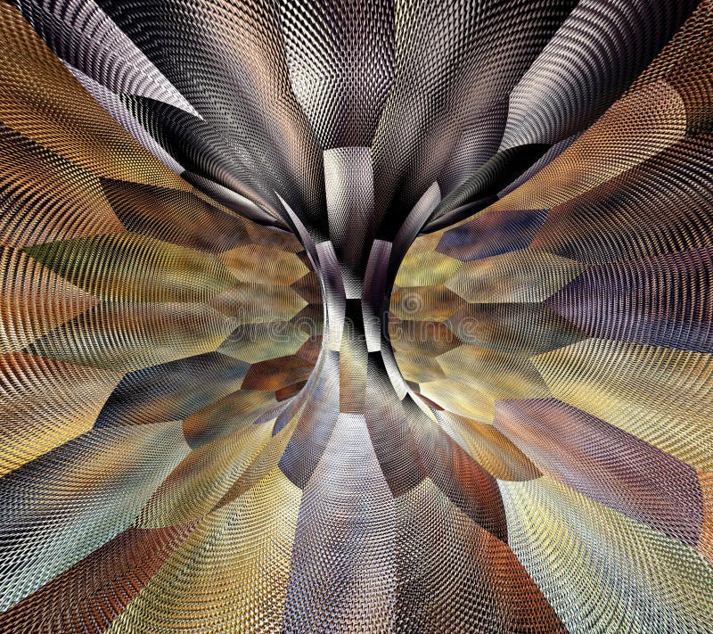 Metallic Textured Torus 3D Shape in Silver Grey and Black Stock ...