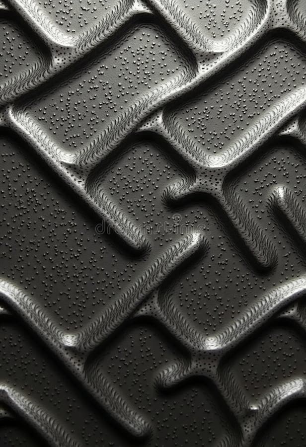 Intricate Textures Emerge from a Metal Iron Background, Showcasing ...