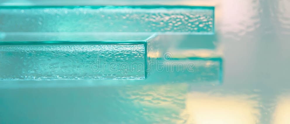 Intricate Textures of Matte Glass with Raised Patterns Reflecting Light ...