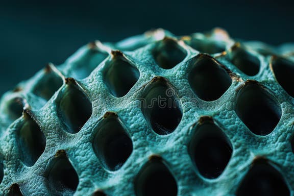 Intricate Textures of a Natural Seed Pod Surface Stock Image - Image of ...