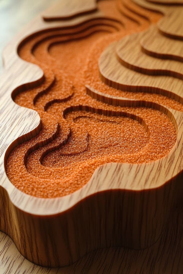 Intricate Textures of Sand Under a Microscope, Featuring Detailed ...