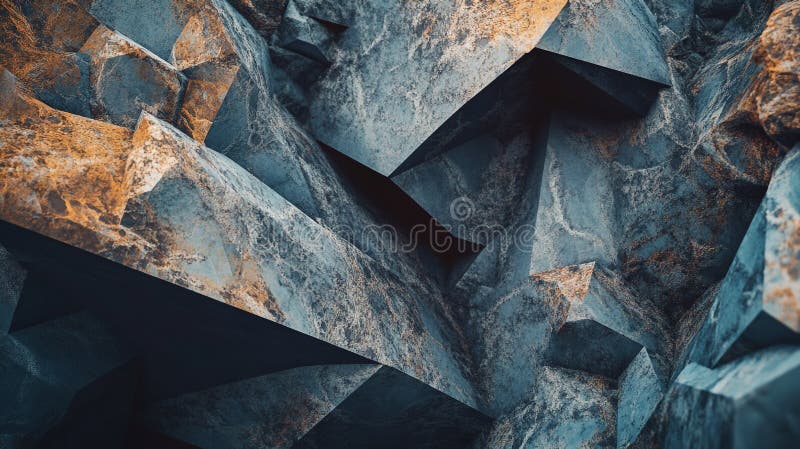 Intricate Textures of Weathered Rocks in a Natural Landscape Generative ...