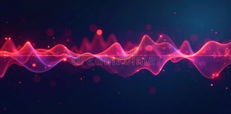 Intricate Thin Line Hearing Aid and Sound Wave Pattern Repeats ...