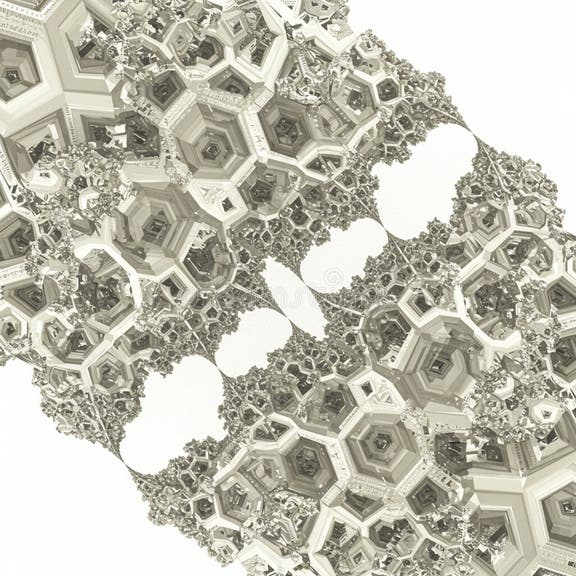 Intricate Three-dimensional Fractal Structure with a Repeating Pattern ...