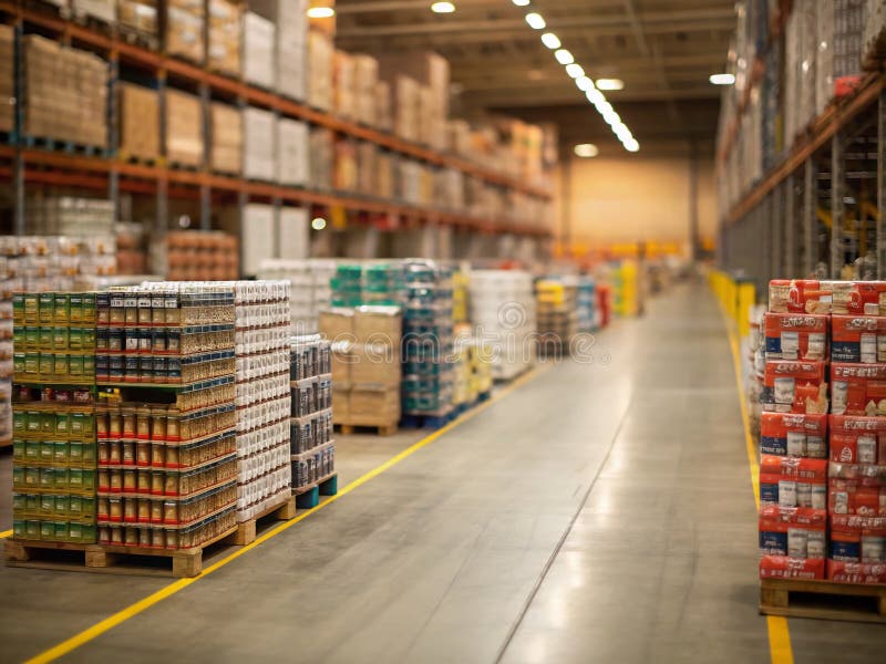 Intricate TiltShift Miniature Warehouse Scene a Detailed Look at Rows ...