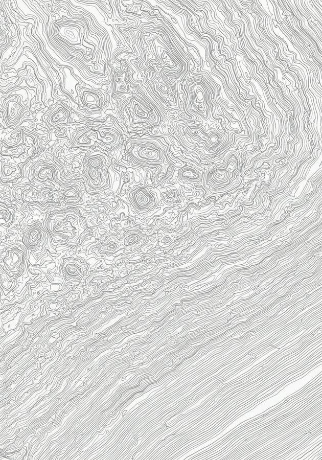 Intricate Topographic Map Design Featuring Dense, Contoured Lines that ...