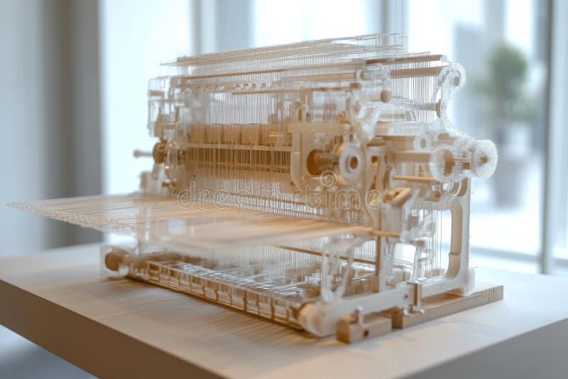 Intricate Transparent Machine Model Showcasing Advanced Engineering and ...