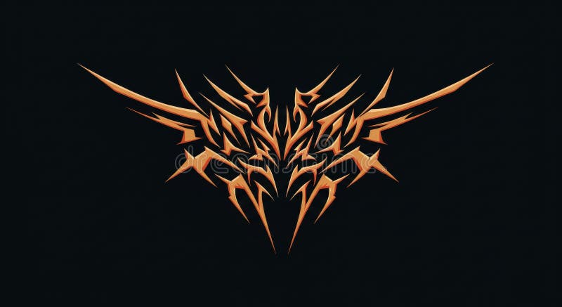 Intricate Tribal Pattern stock illustration. Illustration of bold ...